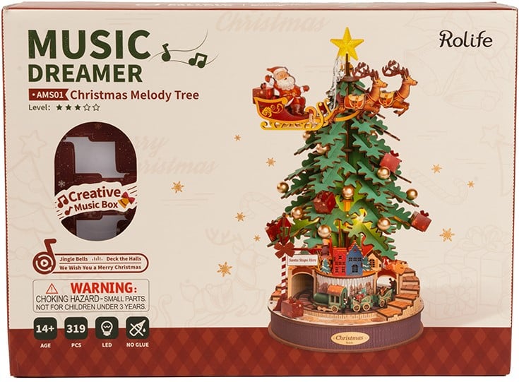 [ ROLIFEAMS01 ] Rolife Music Dreamer Christmas Melody Tree | Modelbouw ...